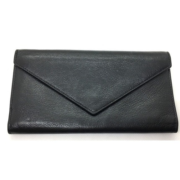 Balenciaga | Bags | Balenciaga Papier Paper Wallet Biflong Wallet Black ...